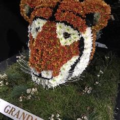 Tiger's Head 3D - Funeral Flowers Salford